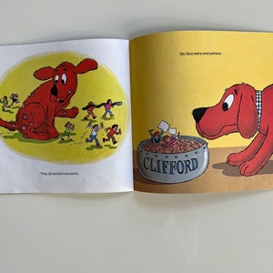 Vintage Clifford Big Red Dog Paperback Book Clifford Goes to Hollywood ...