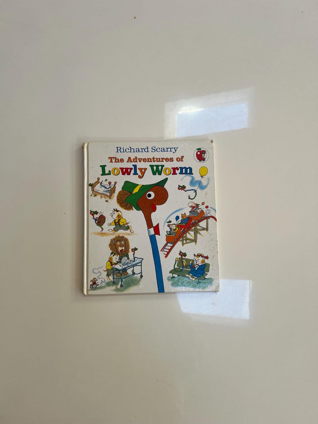 Vintage Childrens Book Large Hard Cover the Adventures of Lowly Worm ...