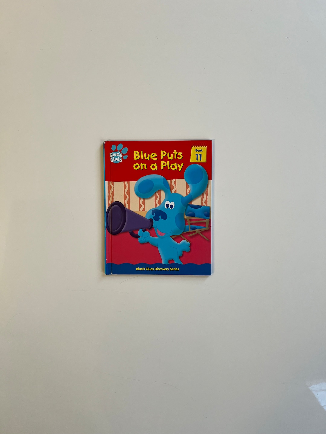 Vintage Blues Clues Book Hard Back Blue Puts on a Play Book 11 in Blues ...