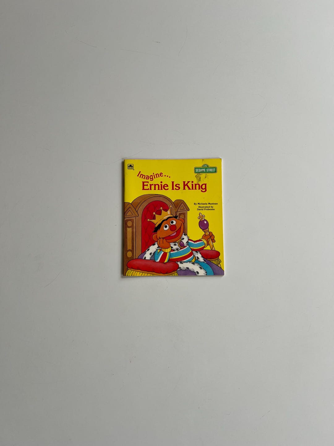 Vintage Sesame Street Books Ernie Sesame Street Imagine Ernie is King ...