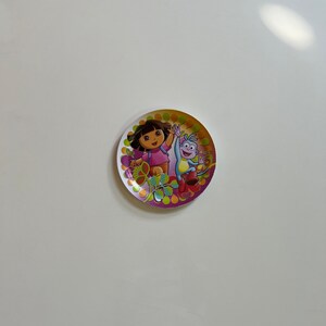 Vintage Dora the Explorer Character Toddler Plastic Dinner Plate Dora ...