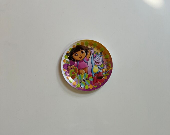 Vintage Dora the Explorer Character Toddler Plastic Dinner Plate Dora ...