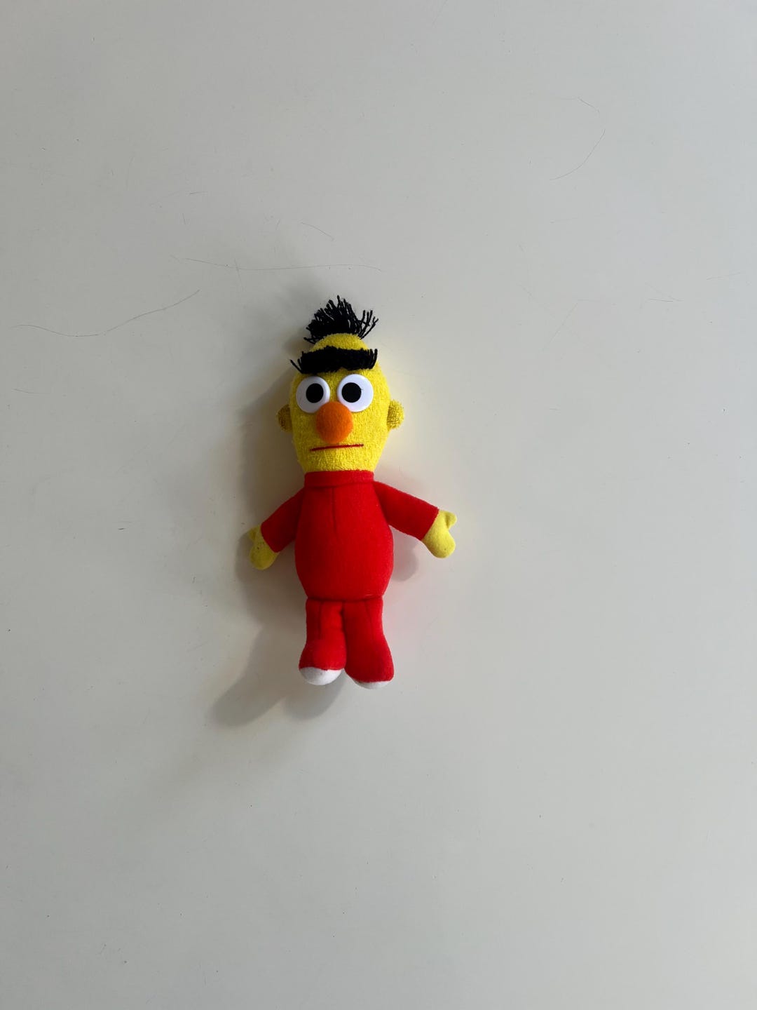 Vintage Bert Stuffed Rattle From Sesame Street Bert Plush Rattle Toy ...