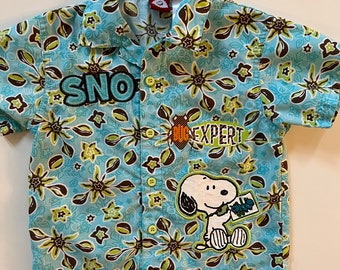 Snoopy Hawaiian Shirt - Etsy