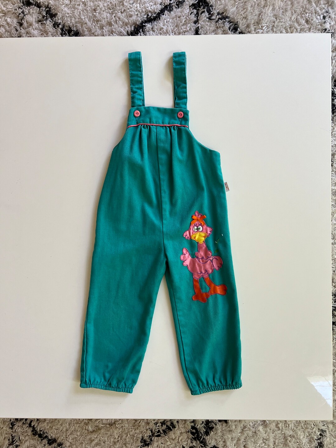 Vintage Teal Cotton Overalls Fun Colorful Overalls for Toddler 4T From ...