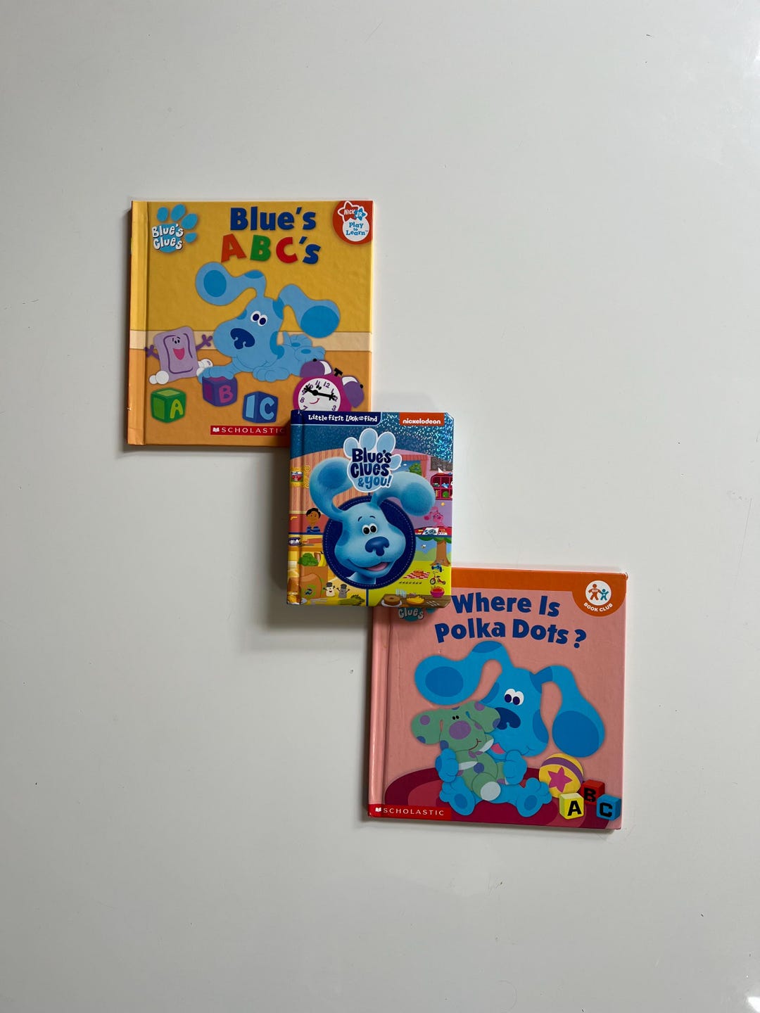 Vintage Blues Clues Toddler Book Set Blue Clues Cartoon Book Set of ...