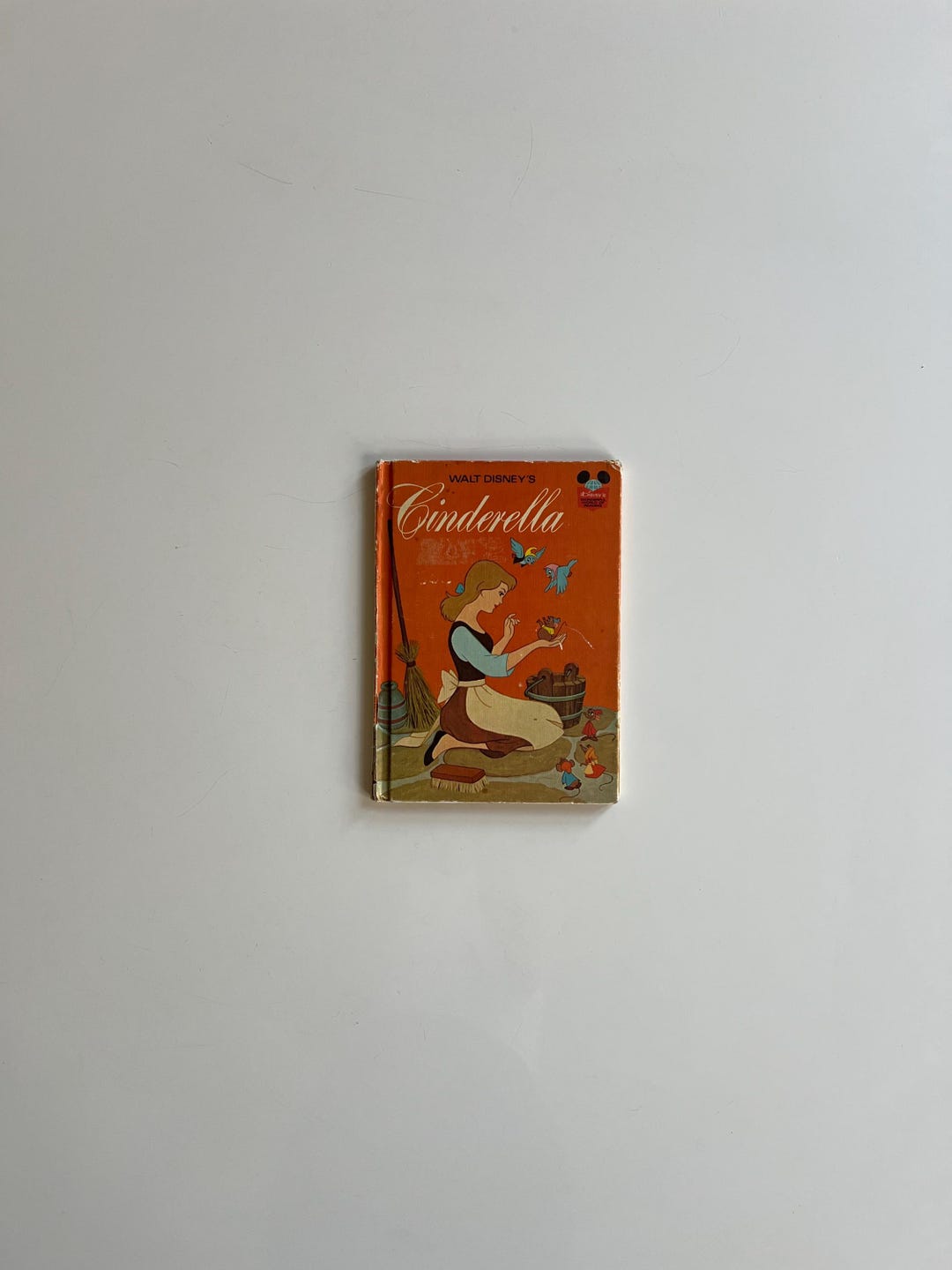 Vintage Disney Book Cinderella Hard Cover 1974 Edition Walt Disney ...