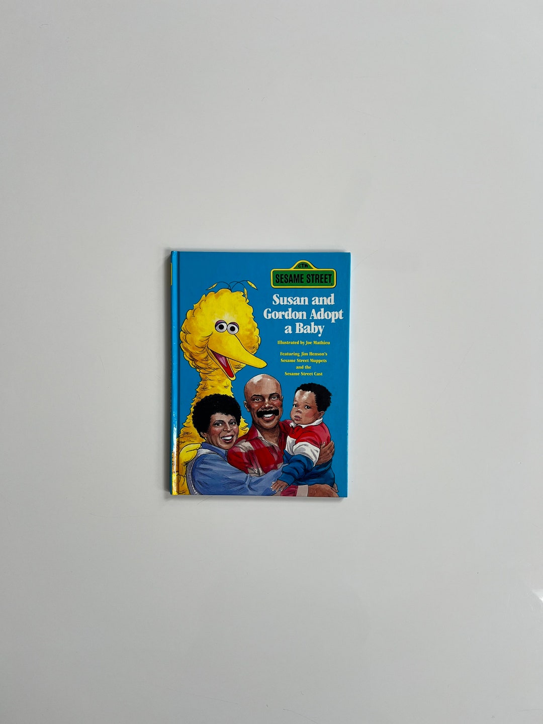 Vintage Sesame Street Hard Back Book Susan and Gordon Adopt a Baby 1986 ...