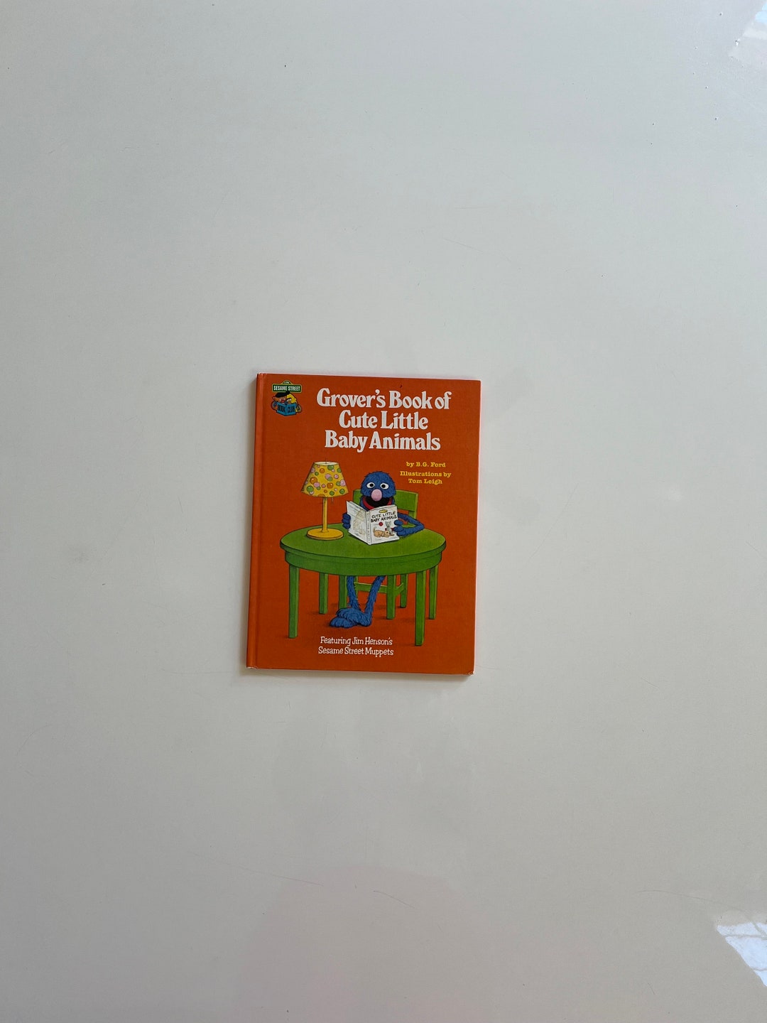 Vintage Hard Back Childrens Book Sesame Street Grovers Book of Cute ...