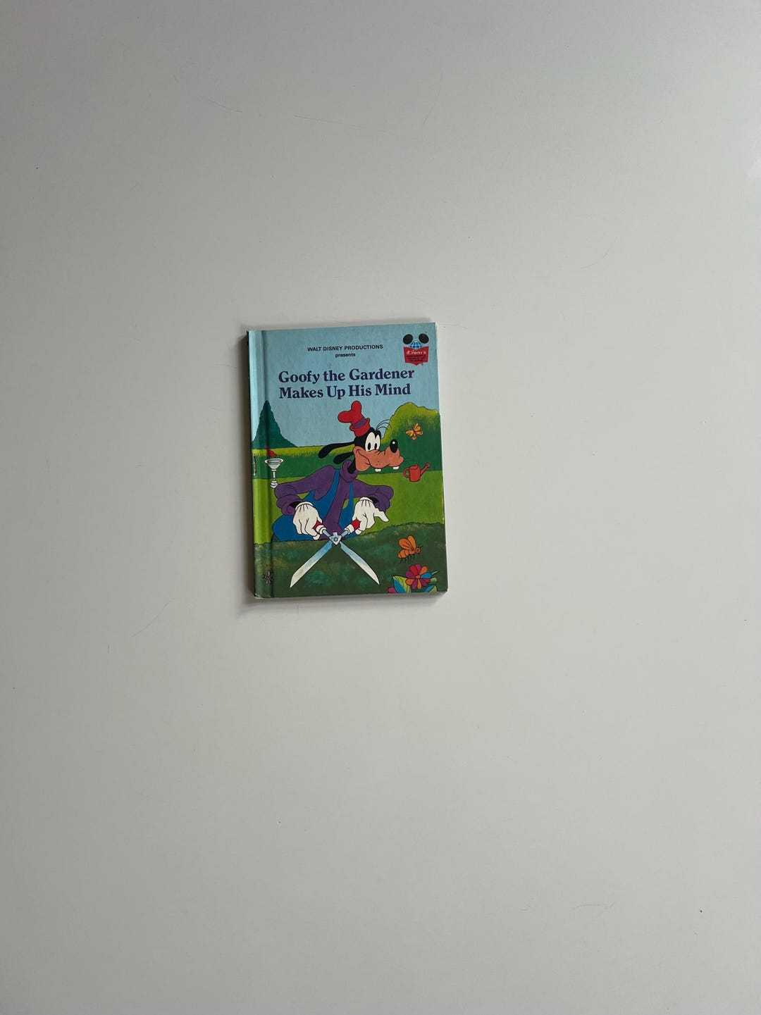 Vintage Childrens Books Hard Acover Walt Disney Book Goofy the Gardener ...