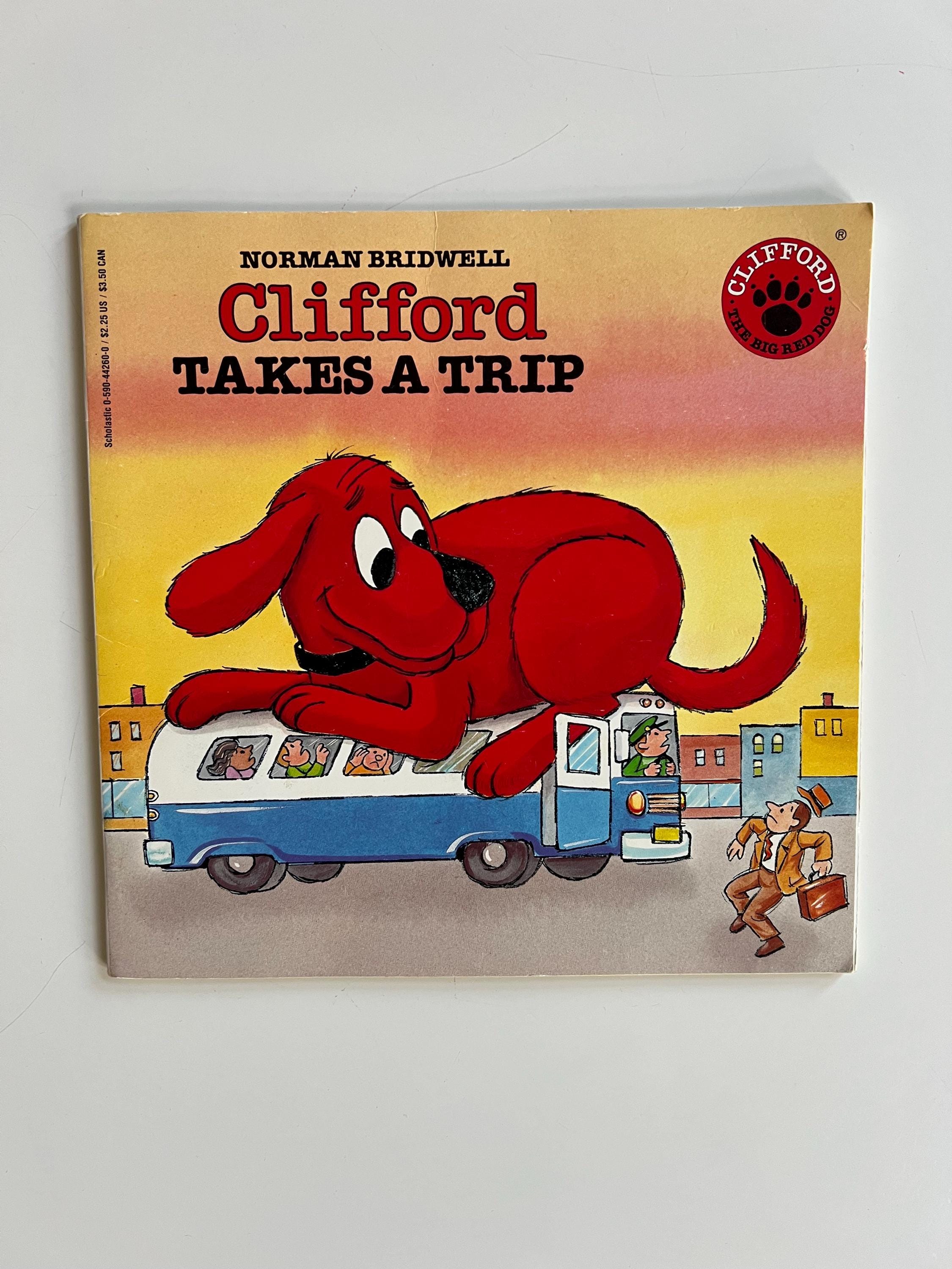 Vintage 90s Clifford Dog Big Red Dog Book Paperback Clifford Takes a ...