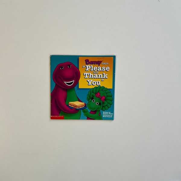 Barney Book - Etsy