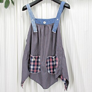 Upcycled Clothing, Womens Tunic, Sleeveless Shirt, Recycled Top, Pink ...