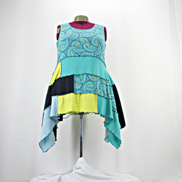 Patchwork Tunic - Etsy