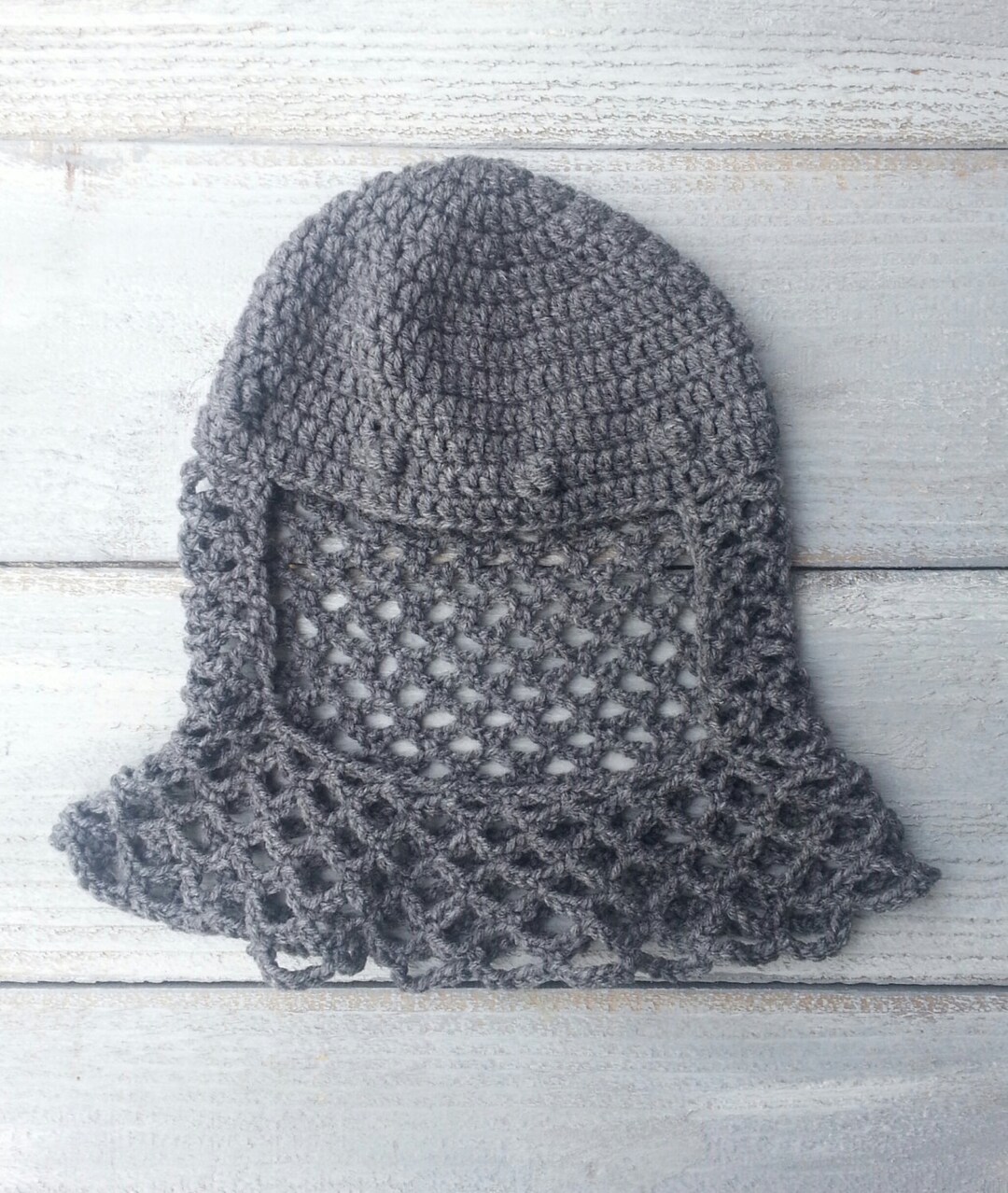 Medieval Knight Coif Hat, Gray Chain - Etsy
