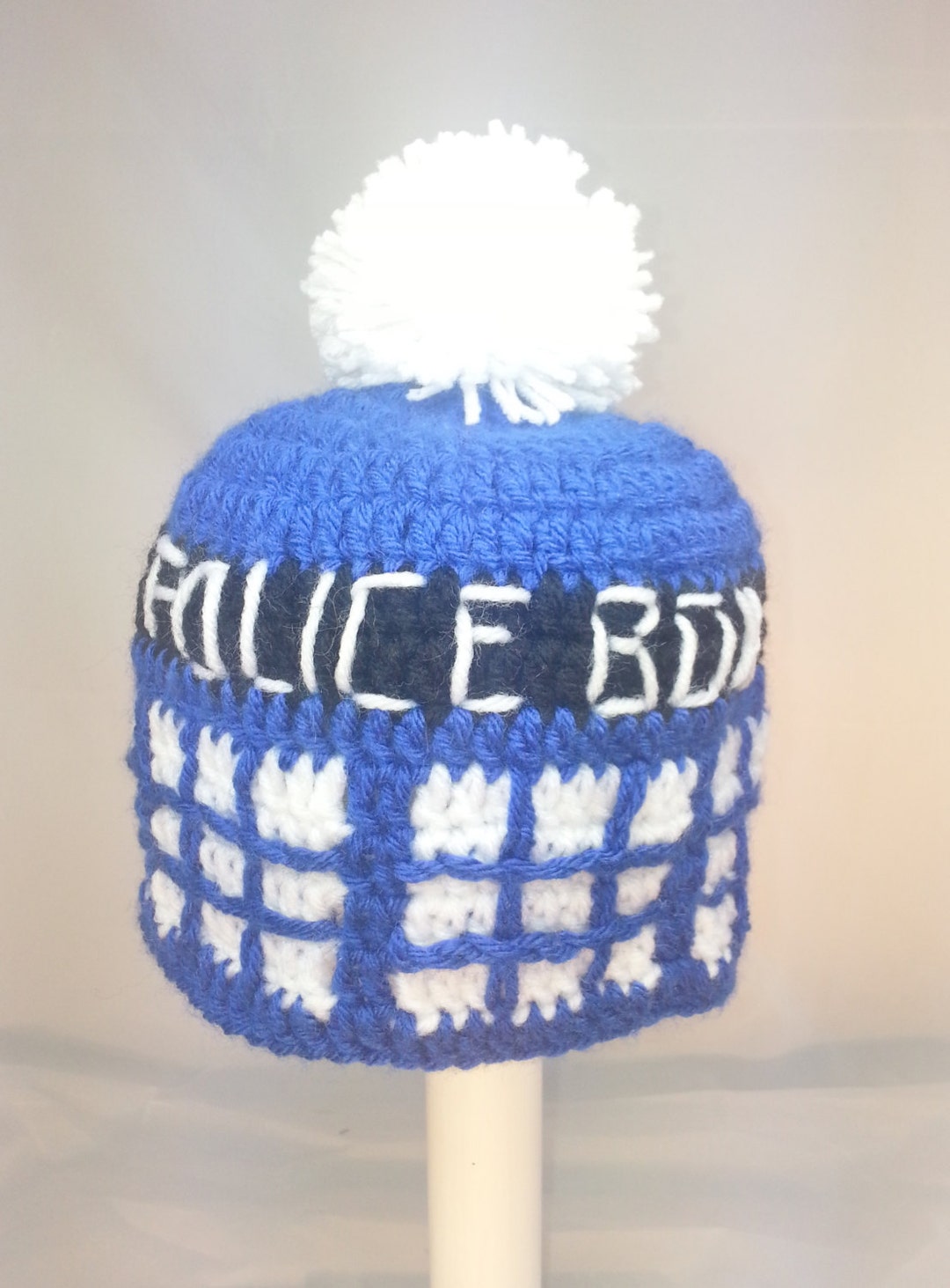 Dr Who Tardis Hat, Laplander, Time Machine Hat, Blue Hat - Etsy
