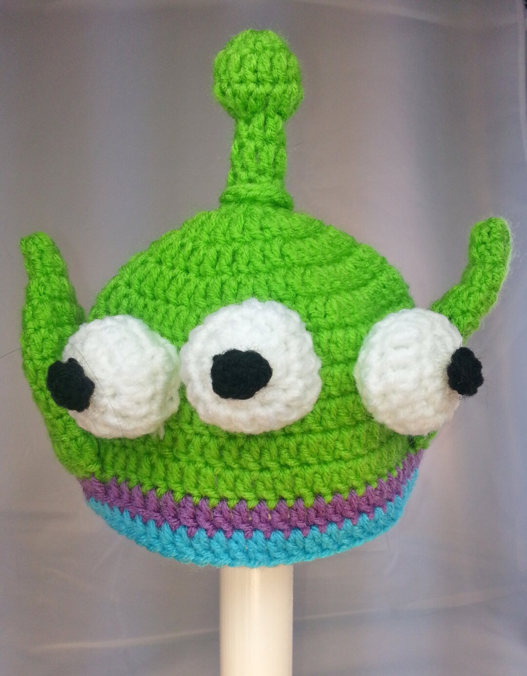 Alien Crochet Hat Beanie Green - Etsy