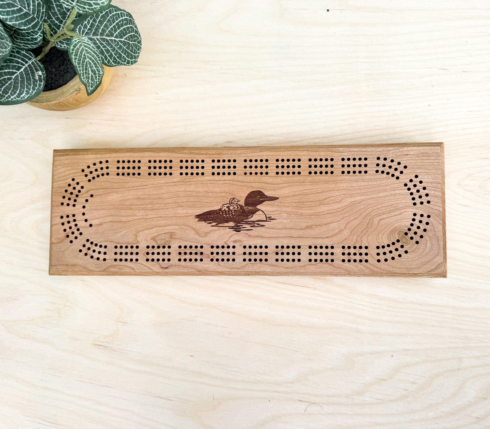 Three Track Cribbage Board, Personalized Cribbage Board, Cribbage Board ...