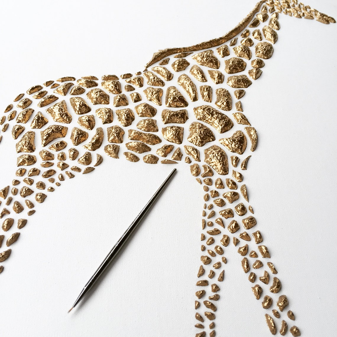 Golden Giraffe - Etsy