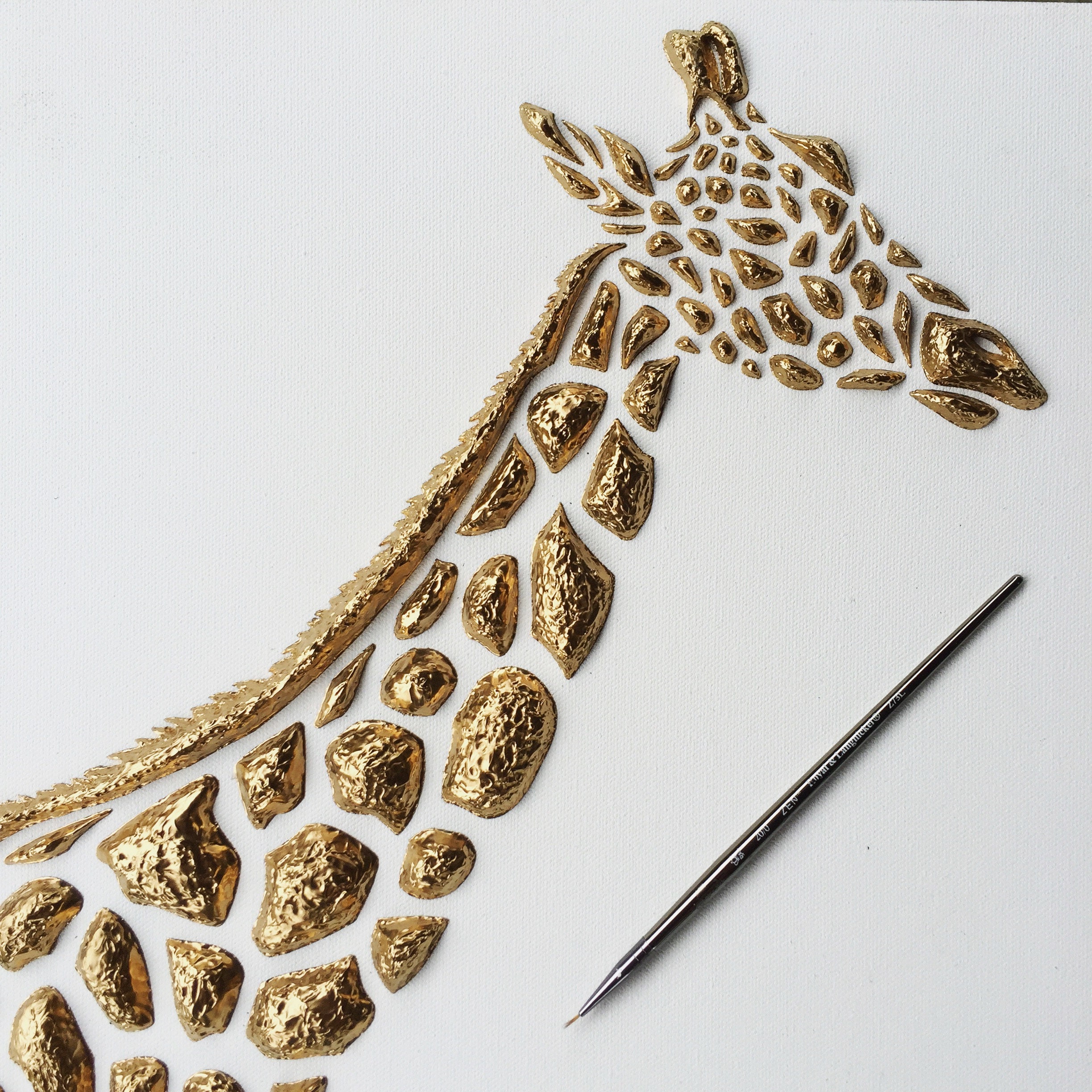 Golden Giraffe - Etsy