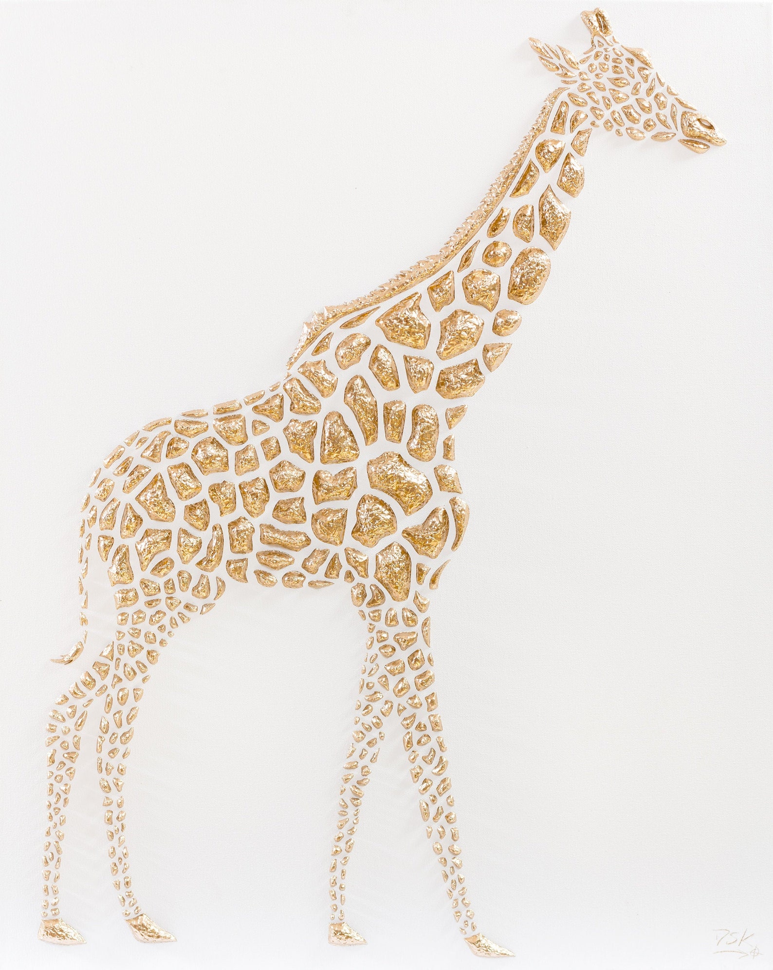 Golden Giraffe - Etsy
