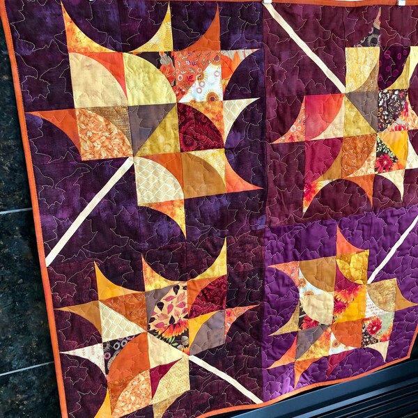 Autumn Leaves Quilt - Etsy