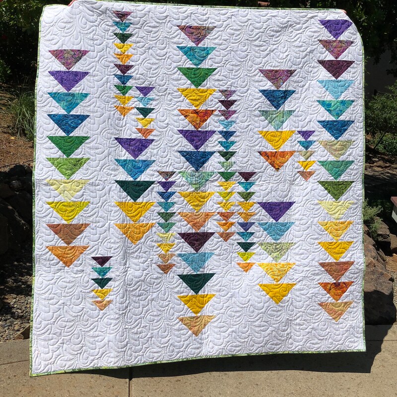 Flying Geese Quilt - Etsy