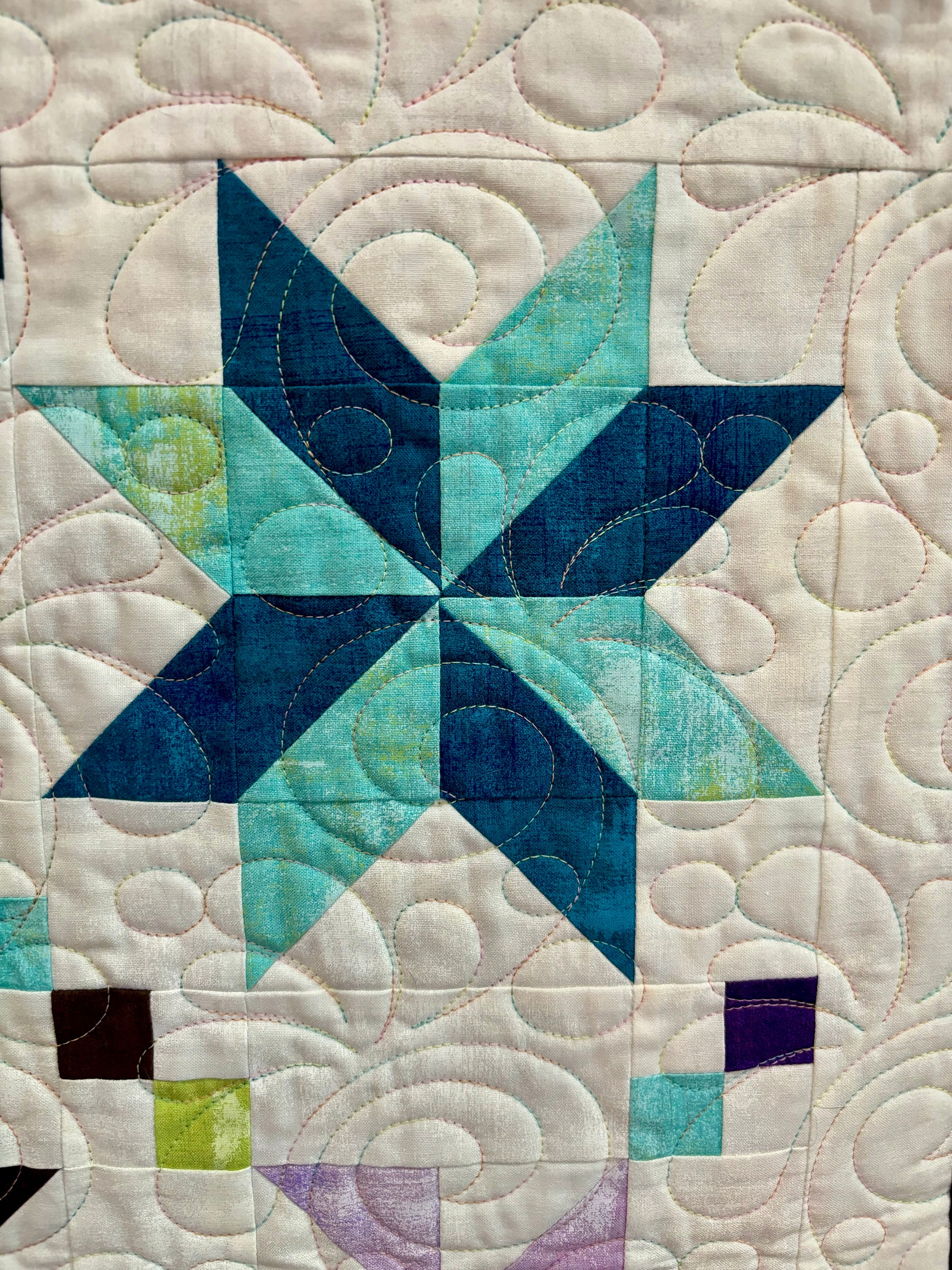 Stars and Pinwheels Wall Hanging Quilt 28 X 28 Wall Hanging Quilt Star ...