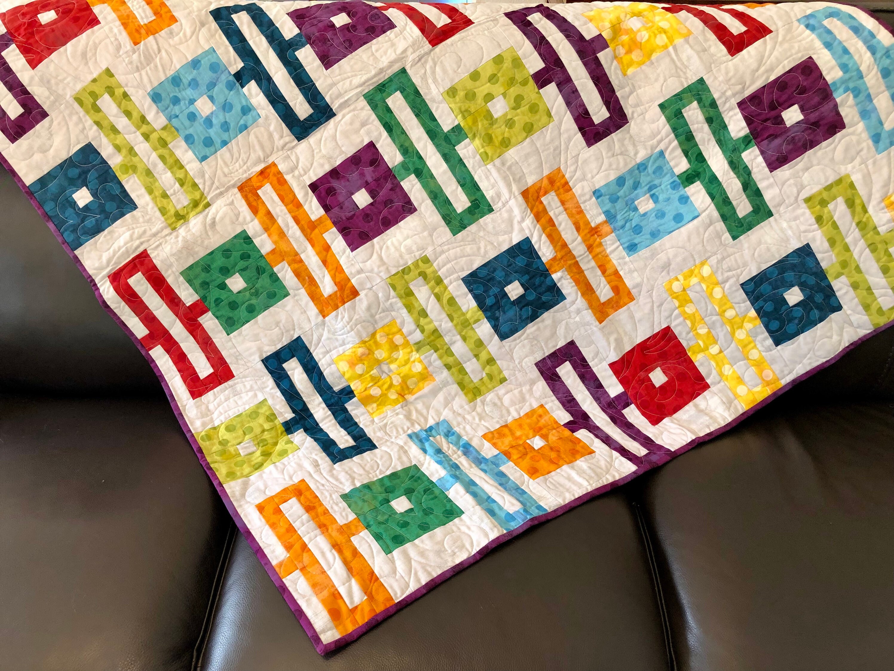 Handmade Rainbow Baby Quilt Patchwork Baby Blanket Crib - Etsy