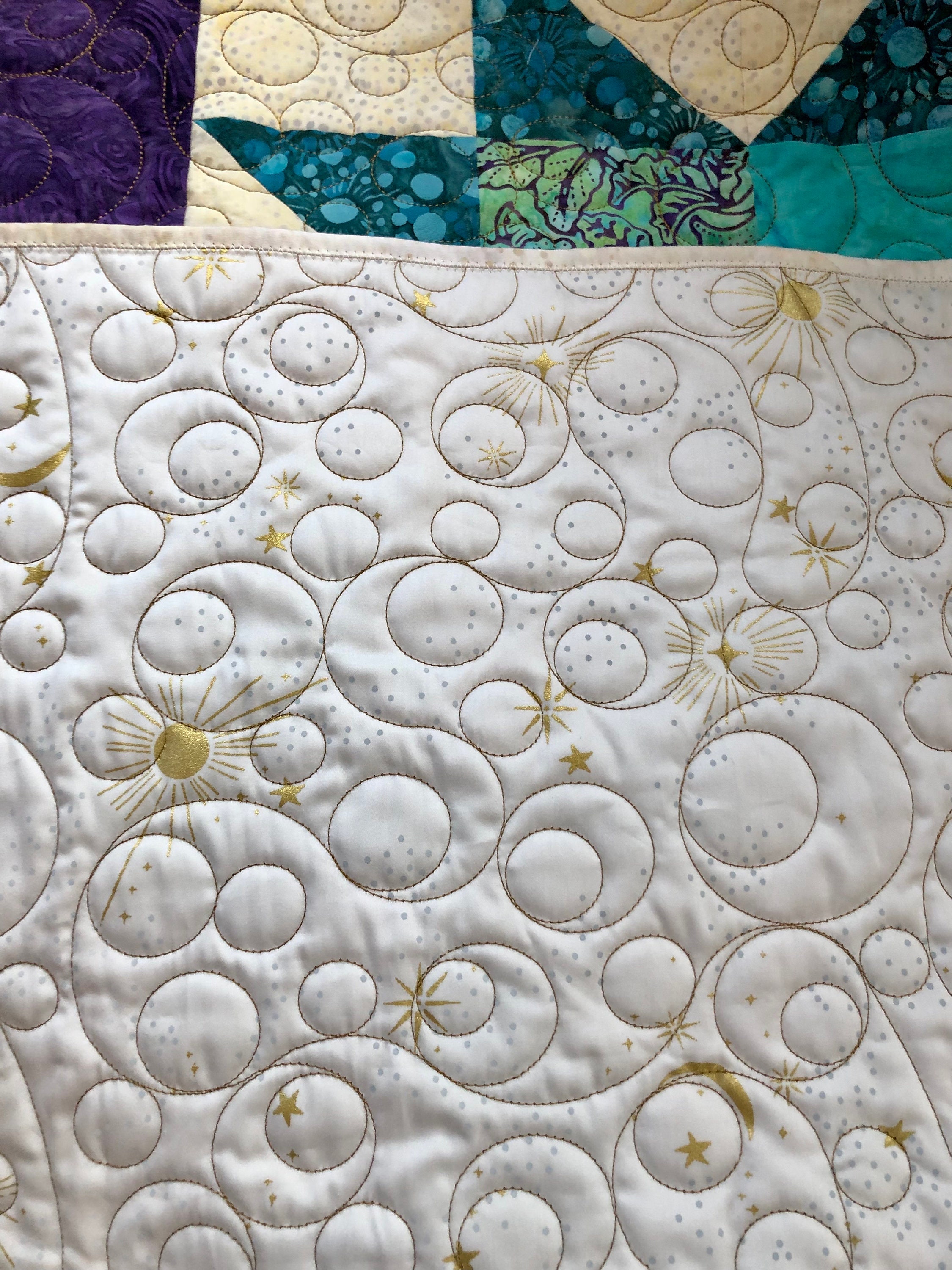Batik Star Lap Quilt 47 X 62 Handmade Star Quilt - Etsy