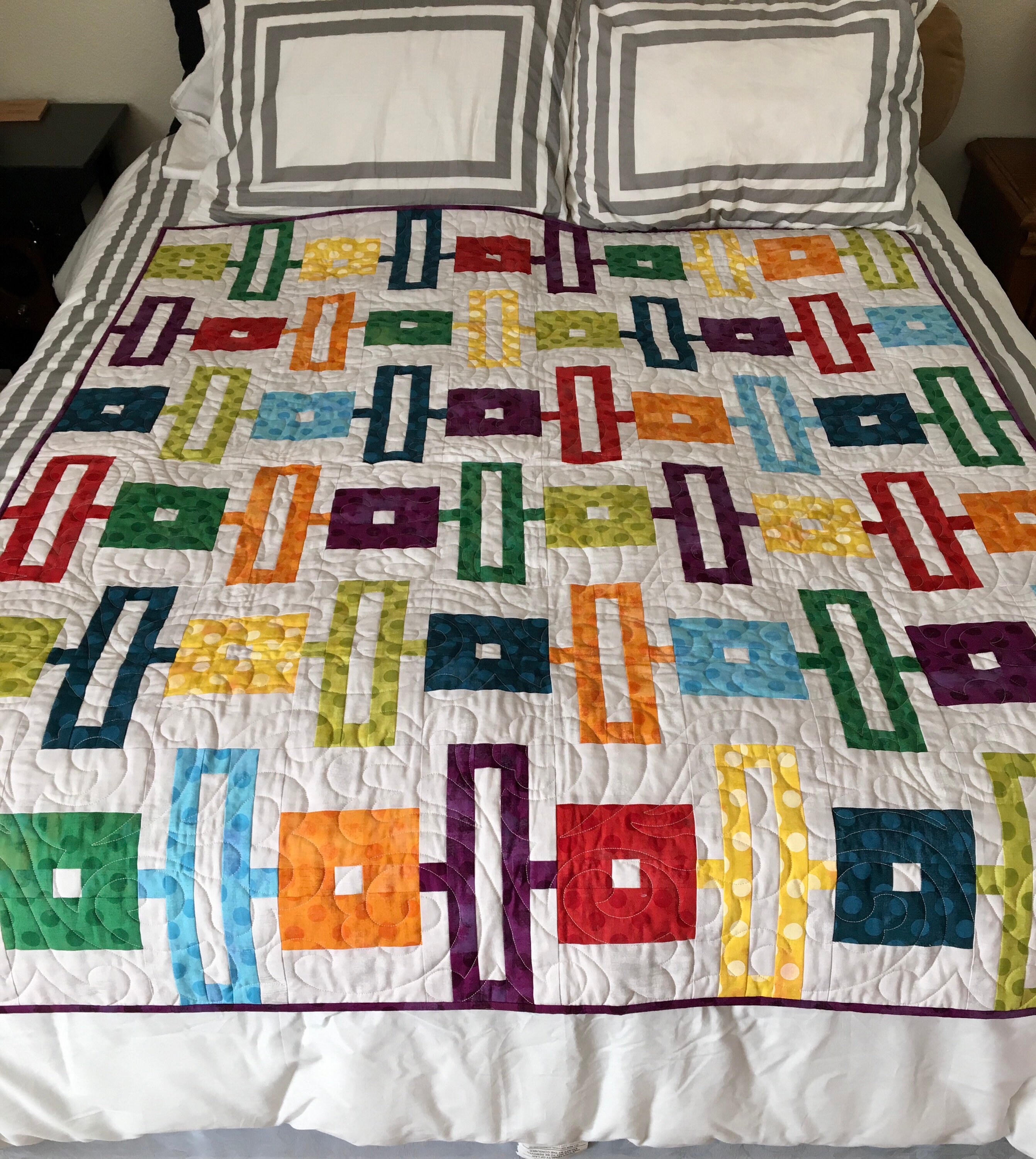 Handmade Rainbow Baby Quilt Patchwork Baby Blanket Crib - Etsy