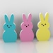 Easter Peeps Decorations Set of 3 Easter Tiered Tray Decor Freestanding ...