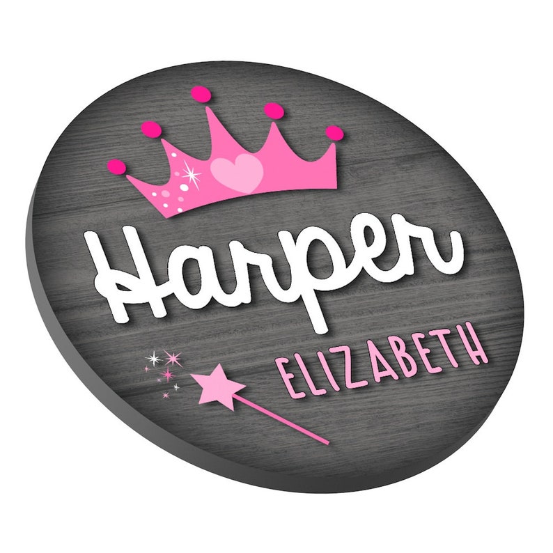 Personalized Princess Name Sign for Girls Room Decor | Etsy
