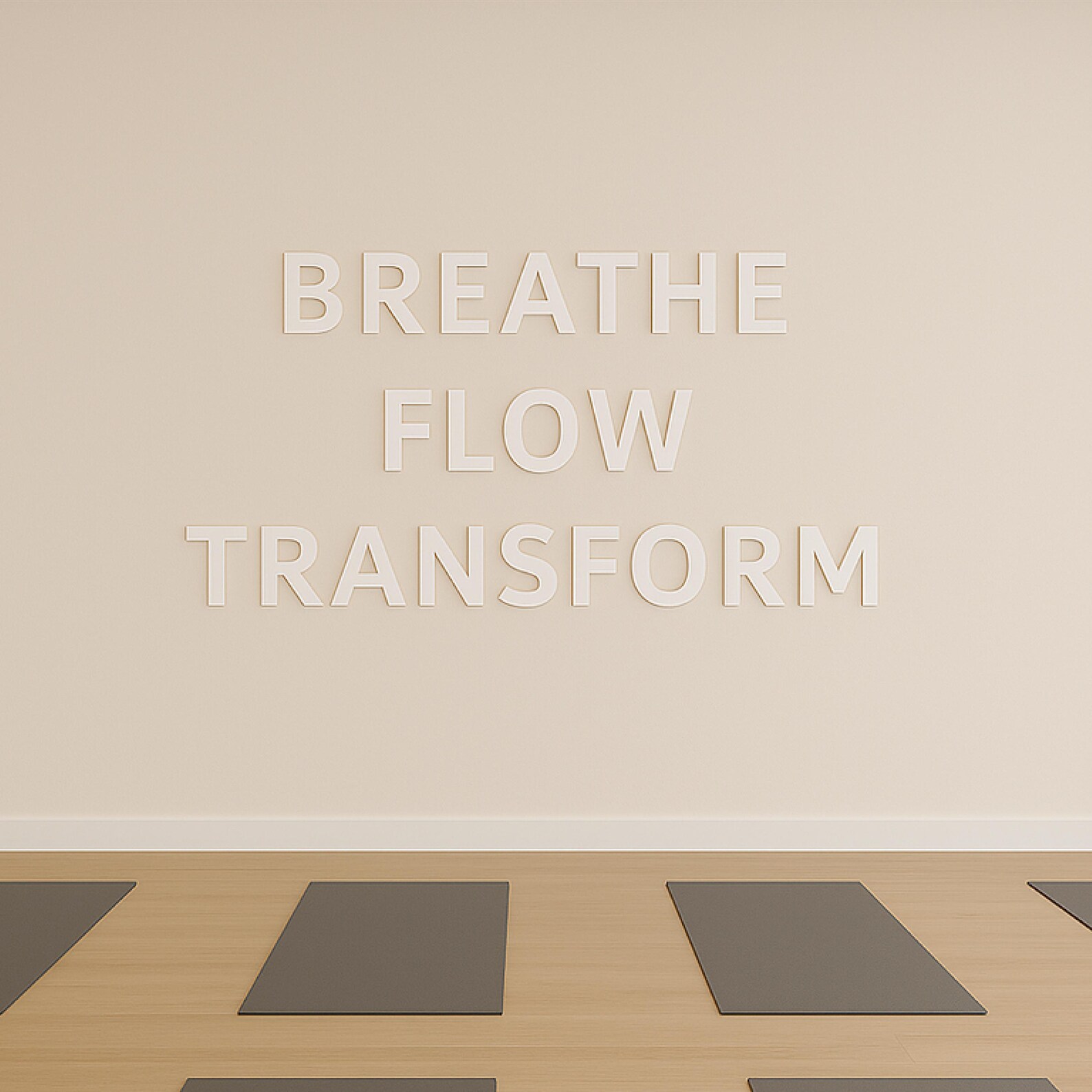 Yoga Studio Wall Letters Custom Signs, 3D PVC Wall Letters for Yoga ...