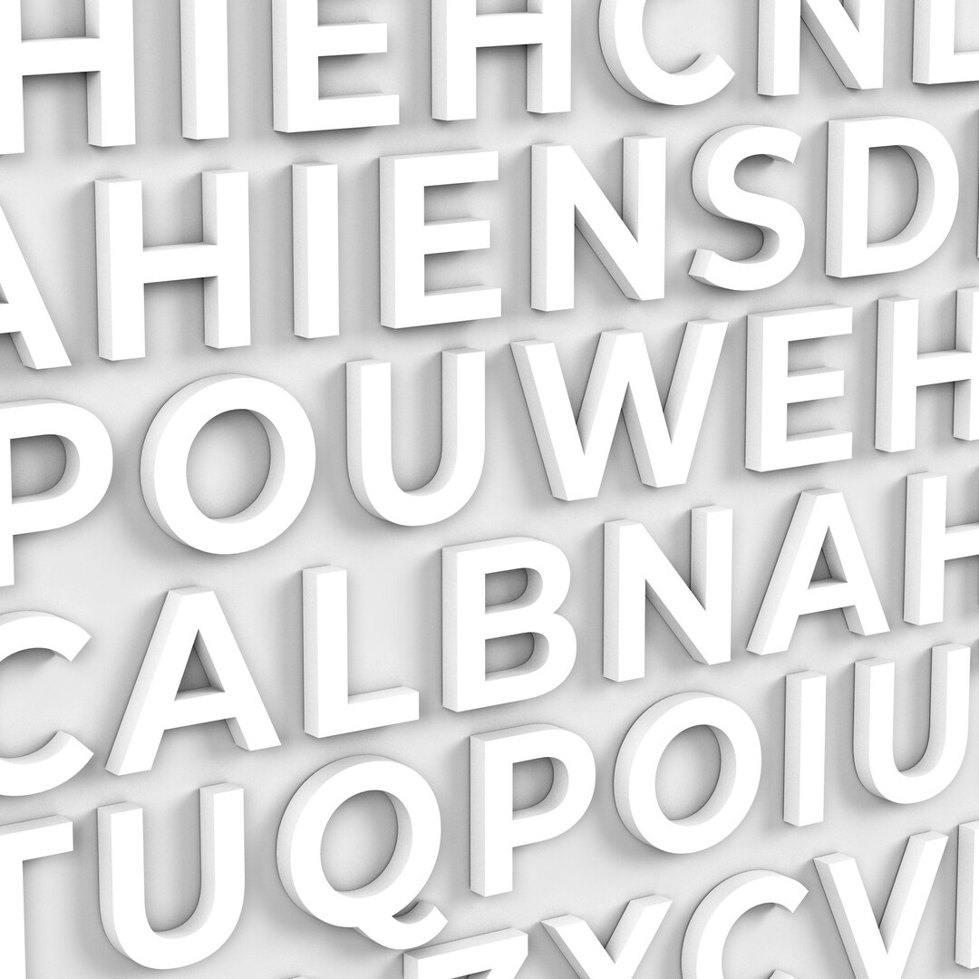 Individual Letters 3 Inch Height PVC Letters For Outdoor And Indoor