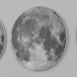 Celestial Moon Phases Wall Art Set of 5 Lunar Cycle Art for Bedroom ...