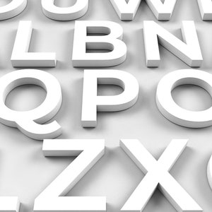 3 Inch PVC Letters: Custom Indoor/outdoor Sign, Montserrat Black Font ...