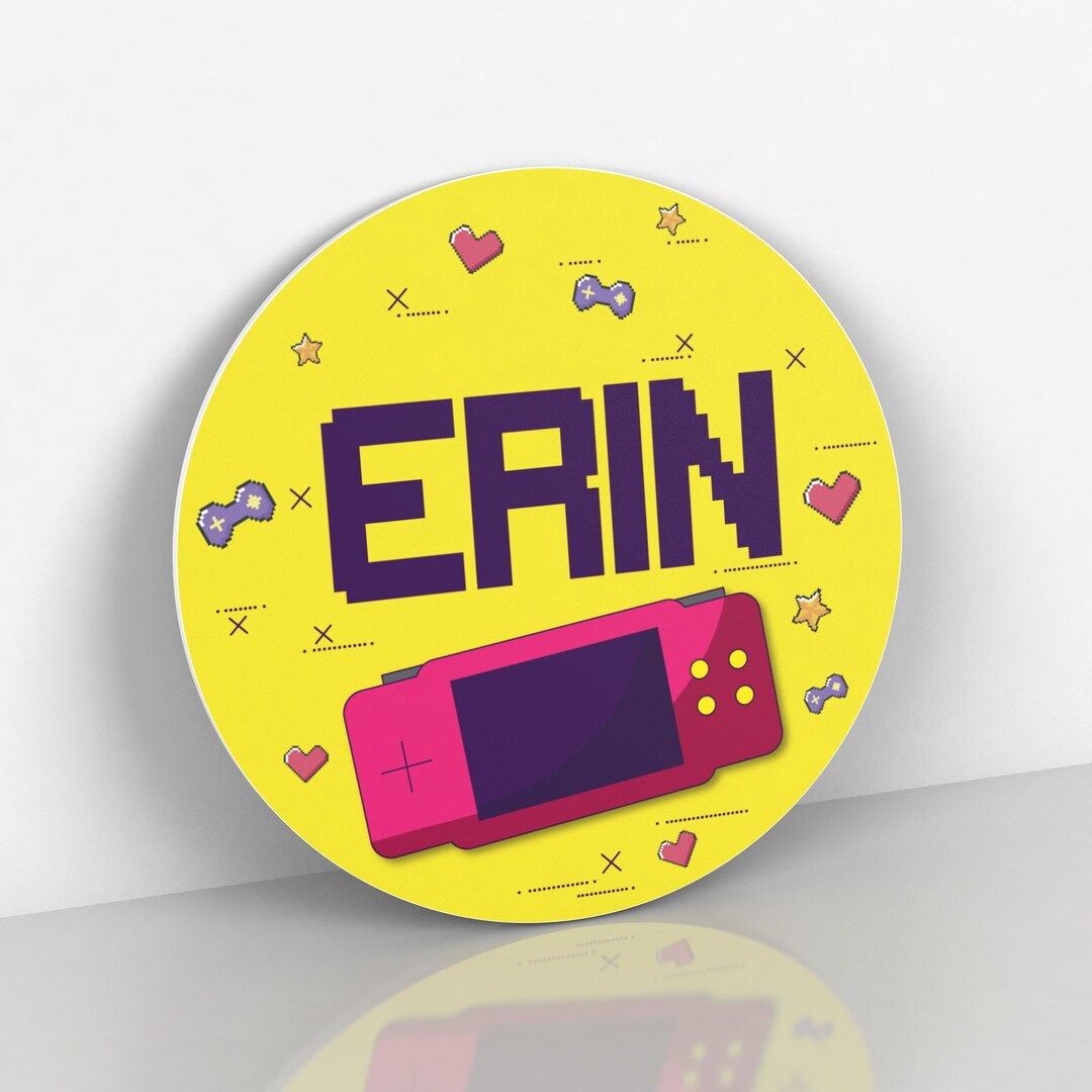 Personalized Name Sign Video Game Bedroom Wall Decor for Gamer Girl ...