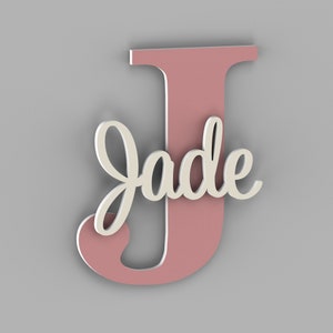 Nursery Name Sign, Nursery Decor, Nursery Wall Art, Baby Shower Gift ...