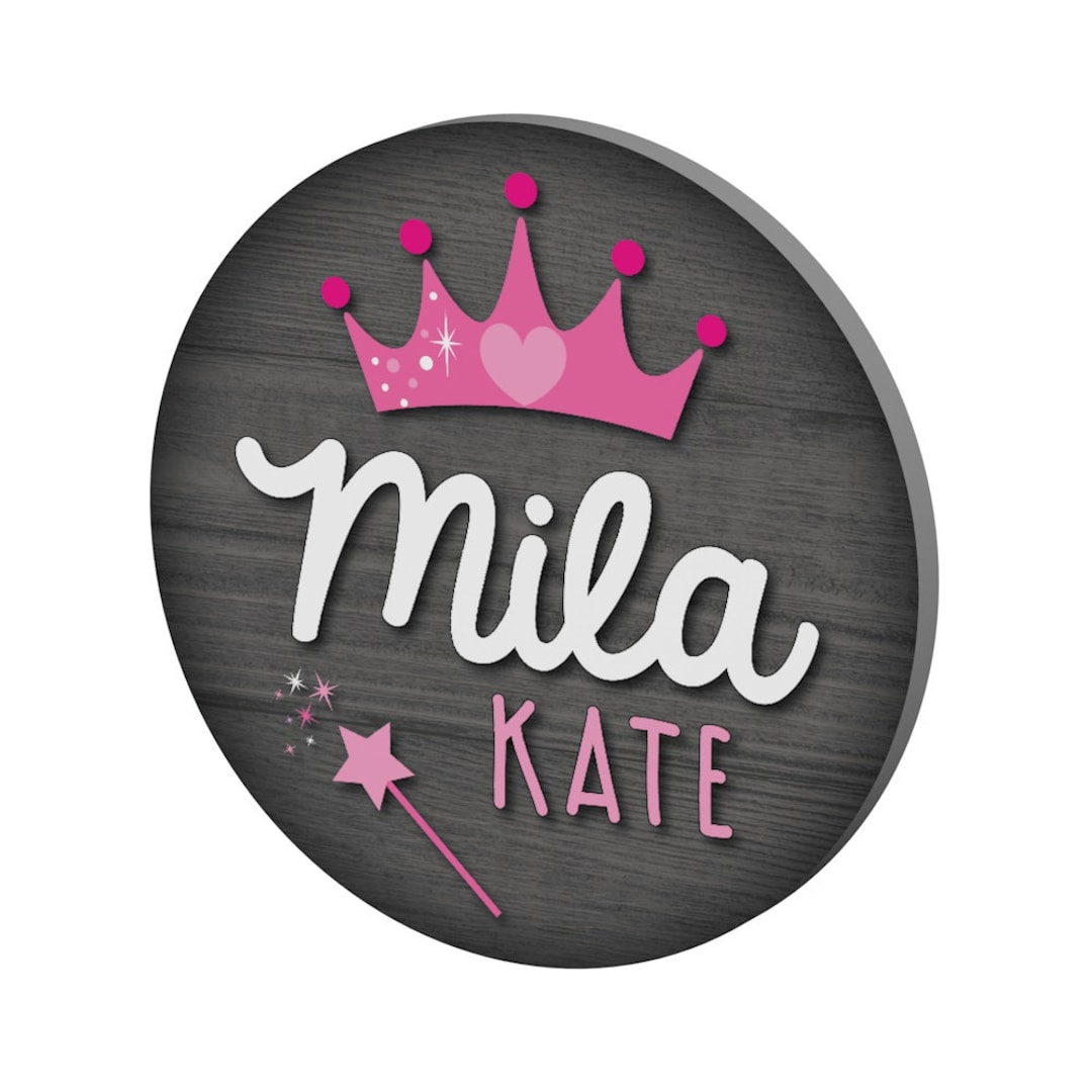Personalized Princess Name Sign for Girls Room Decor Princess Wall ...