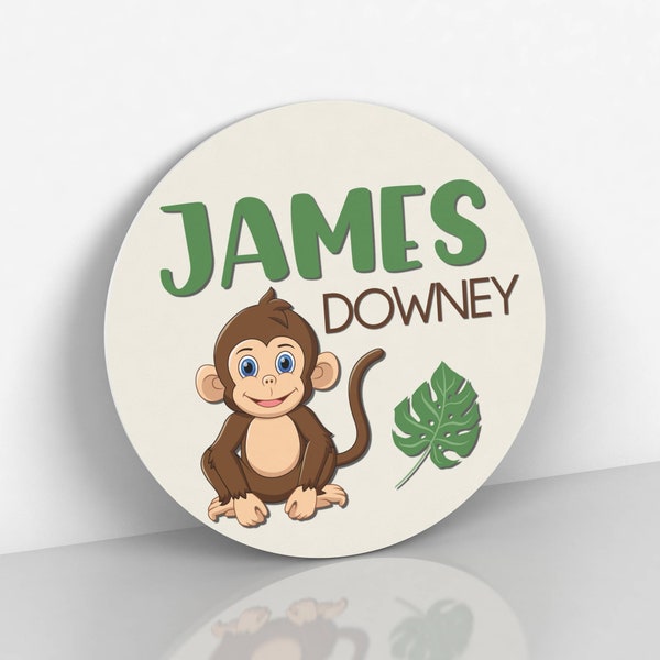 Monkey Nursery Decor - Etsy