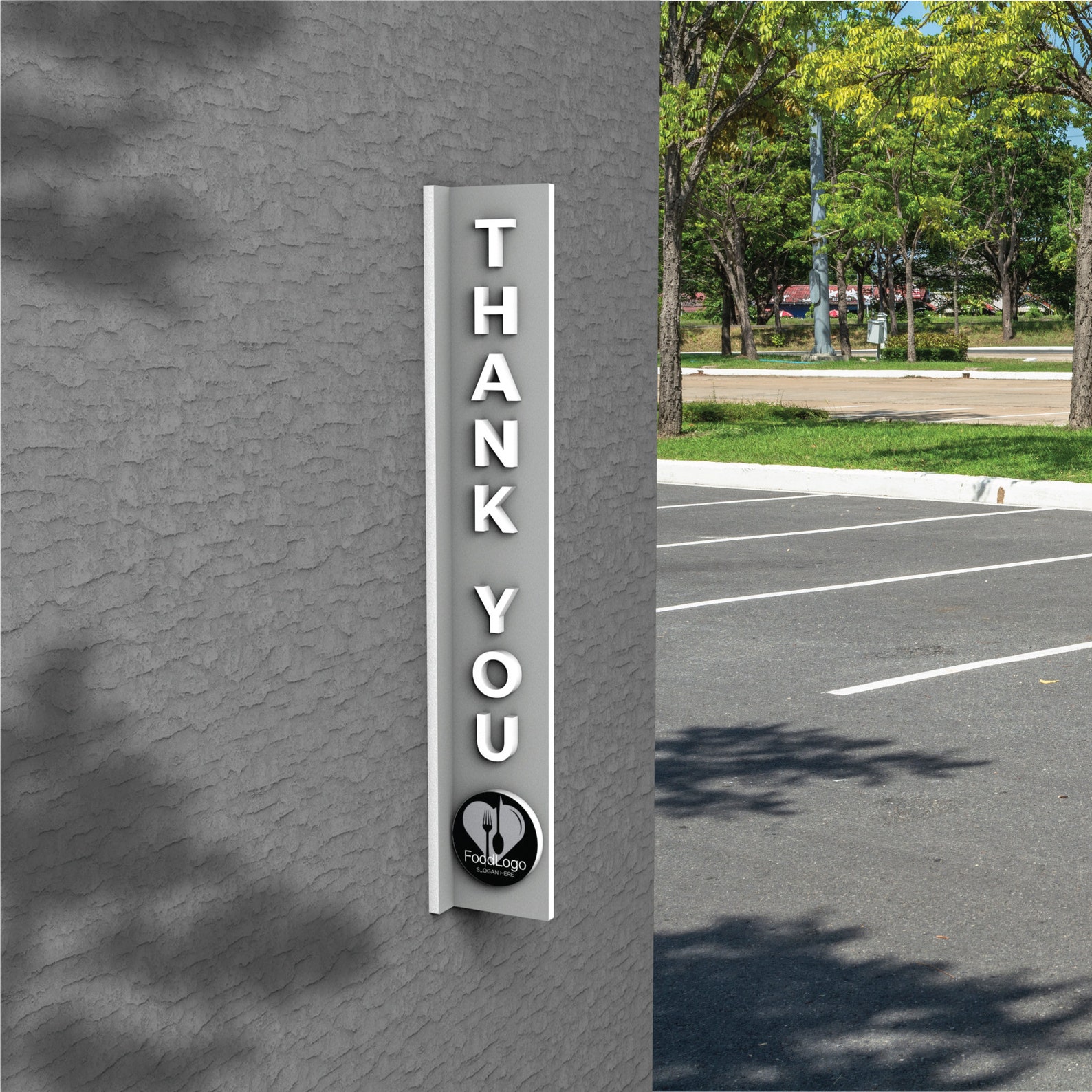 Custom Drive-thru Thank You Sign: Outdoor PVC Restaurant Sign - Etsy