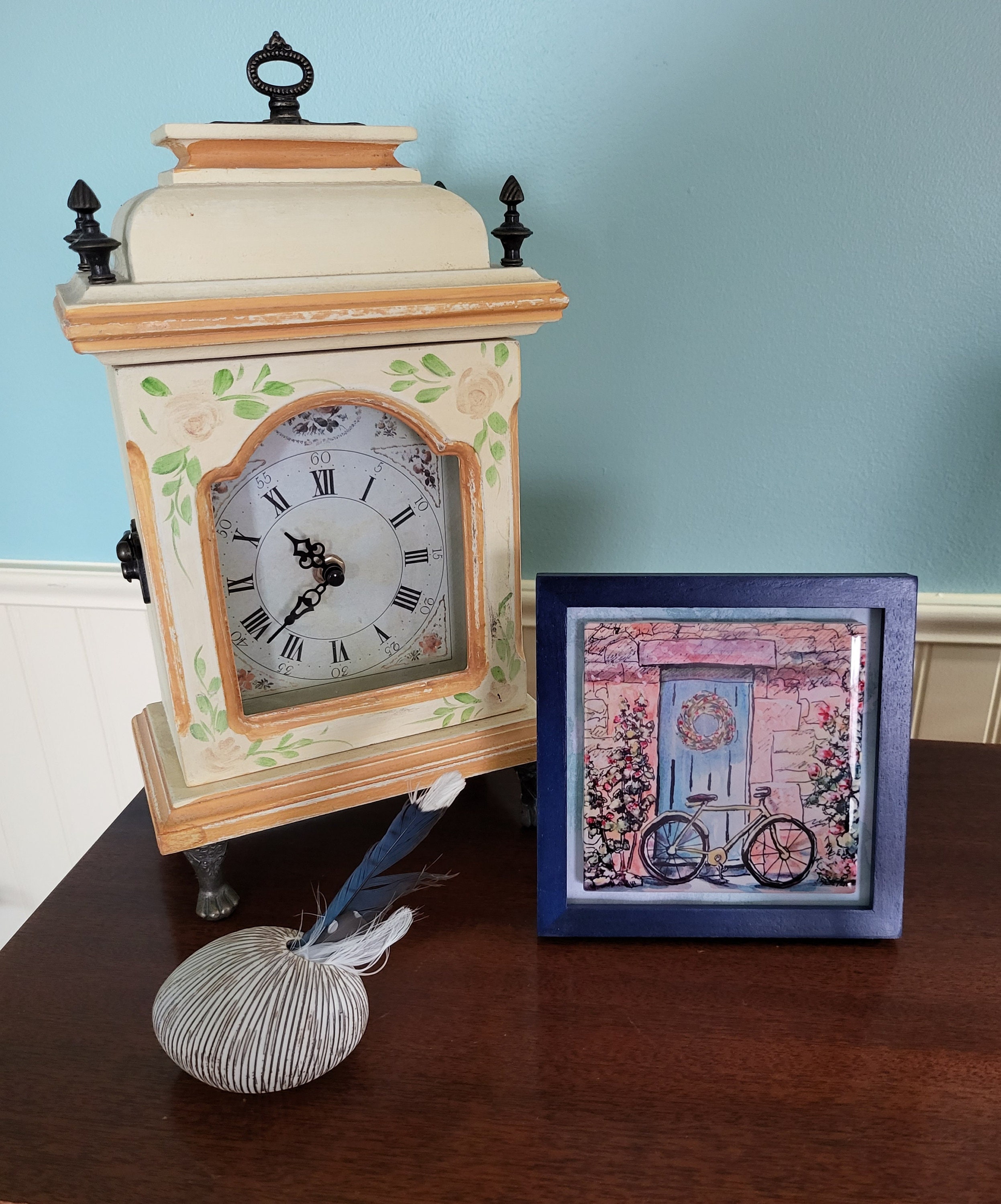 Framed Tile Art Ceramic Tile Framed Art Framed Ceramic Tile - Etsy