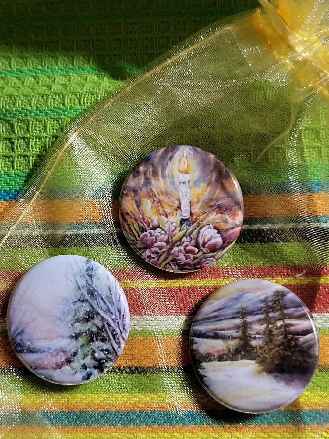 Yule Love These Holiday Pins, Season Greeting Buttons, Pinback Buttons ...