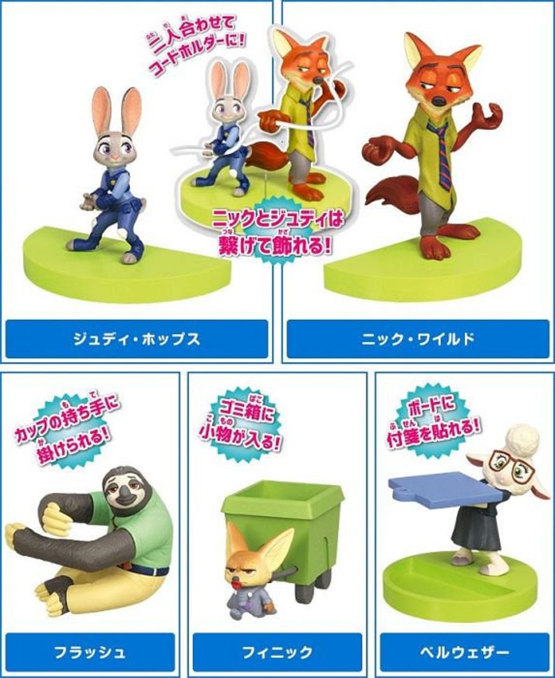 Takara Zootopia/Zootropolis desktop Figure: flash sloth | Etsy