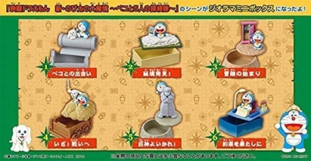 Re-ment Doraemon Adventure Time Machine:04 - Etsy