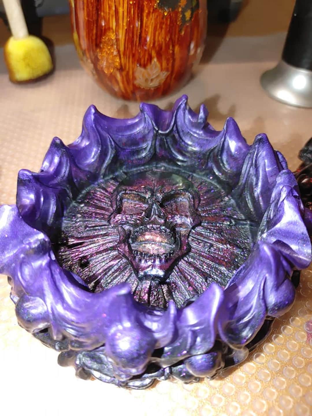 Custom Orders Only: Skull Ash Trays - Etsy