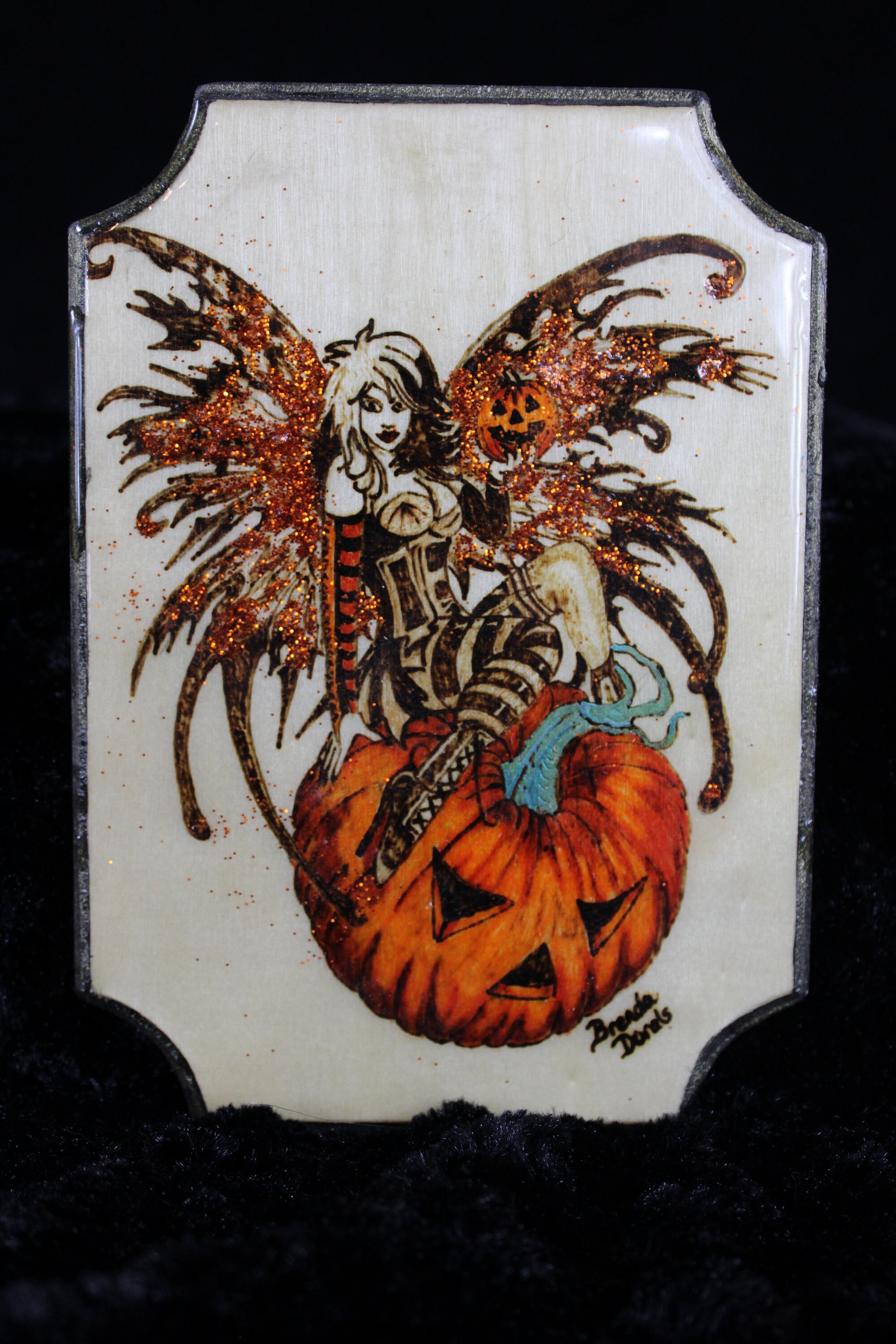 Pyrography Art Work Fairy Witch | Etsy