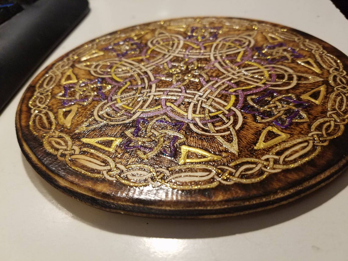 Pyrography Celtic Design - Etsy