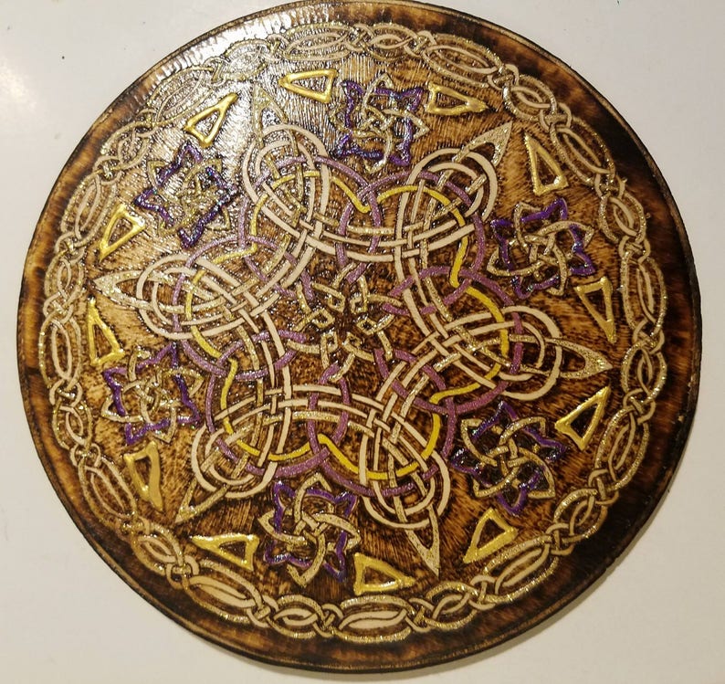 Pyrography Celtic Design - Etsy